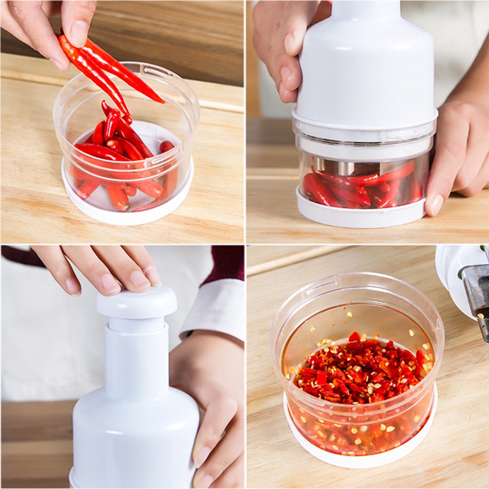 Kitchen Pressing Food Chopper Cutter Slicer Peeler Dicer Vegetable ...