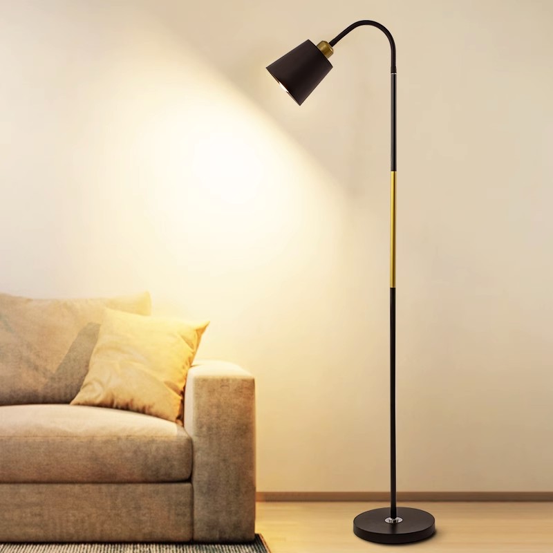 Long arm floor lamp minimalist bedside lamp Living room 360 ...