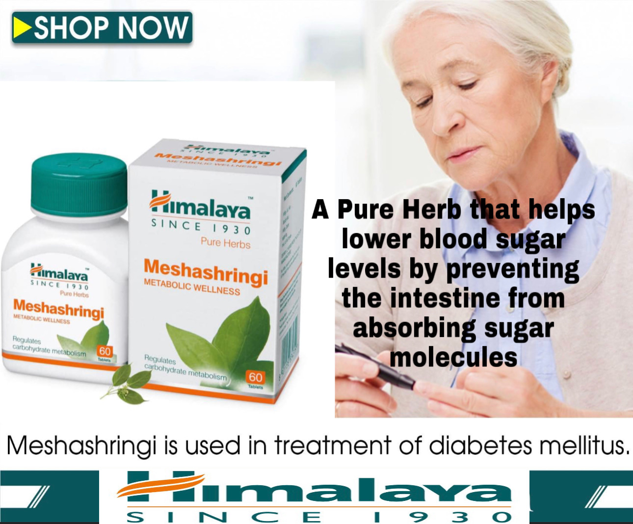 Himalaya Meshashringi Regulates Carbohydrate Metabolism 60 Tabs | Lazada PH