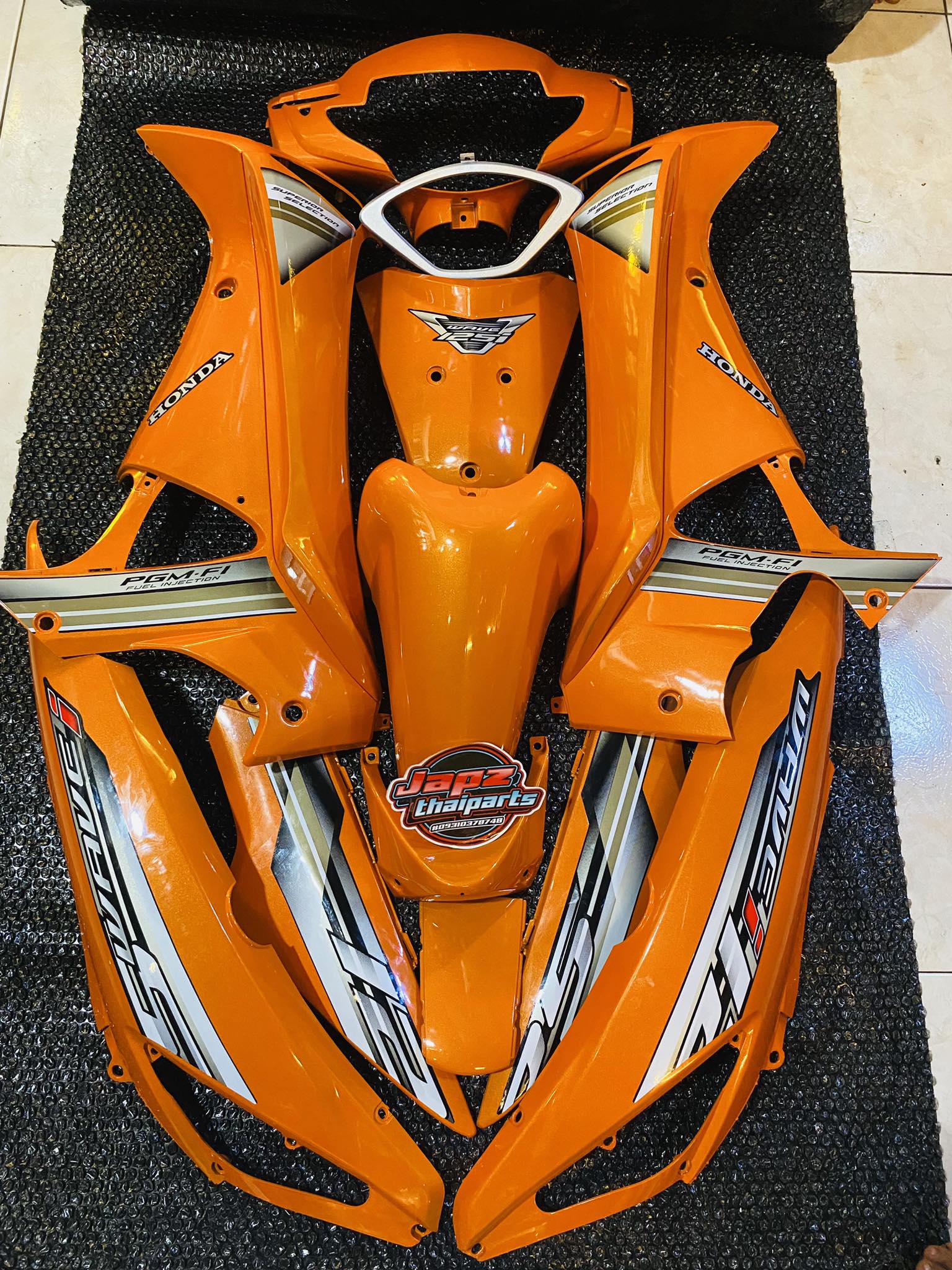 HONDA WAVE 125 I FAIRINGS BODY COVER SET MADE IN THAILAND | Lazada