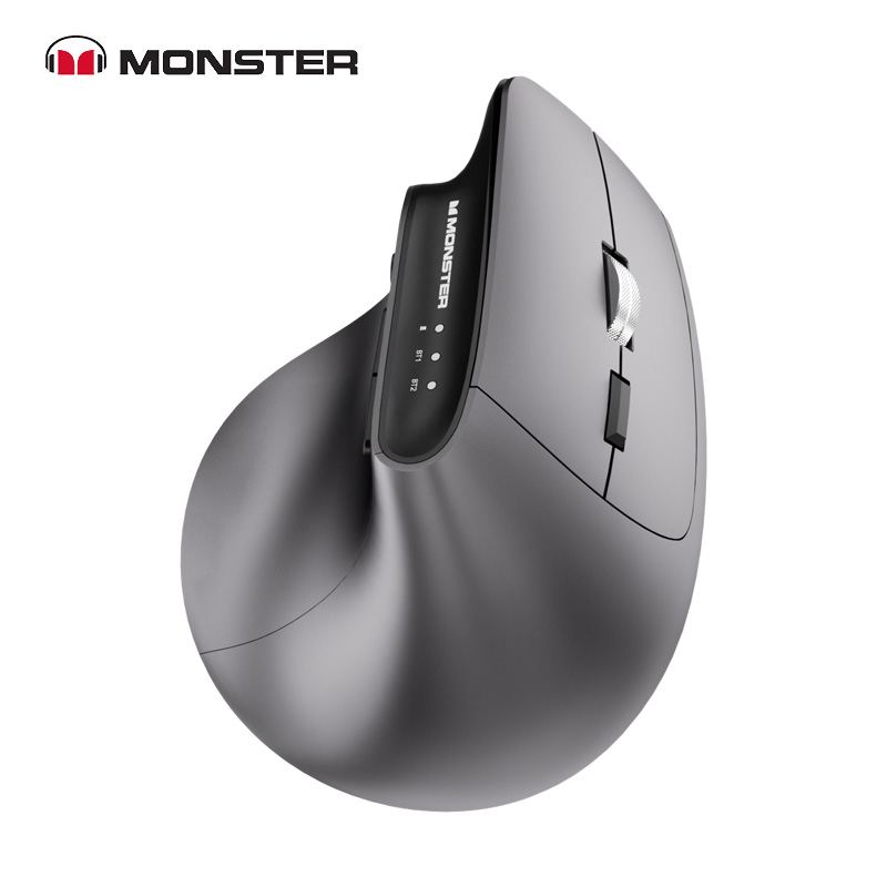 Monster M1 Wireless Bluetooth Mouse Ergonomic Vertical Mouse Vertical ...