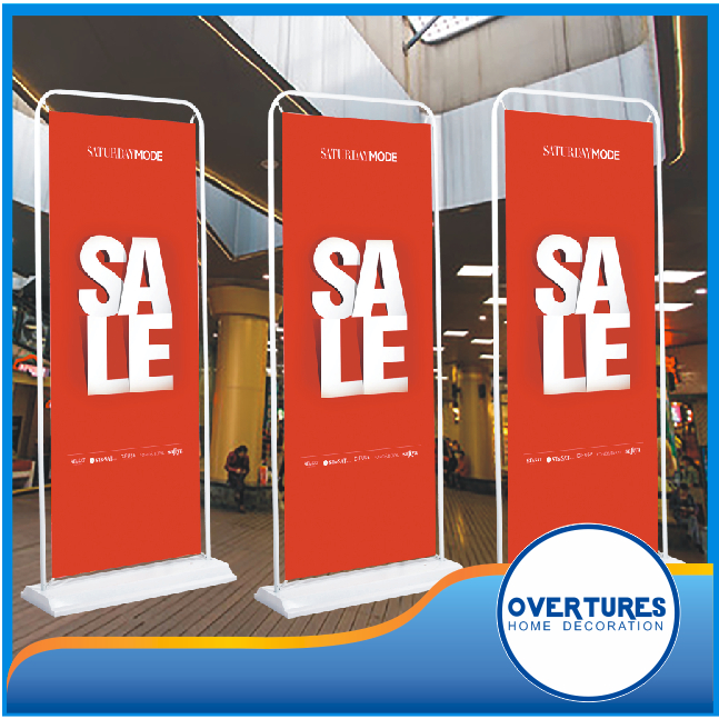 Door Frame Banner Stand for160x60 1 80 x 80 Print Size Tarpaulin (Hook ...