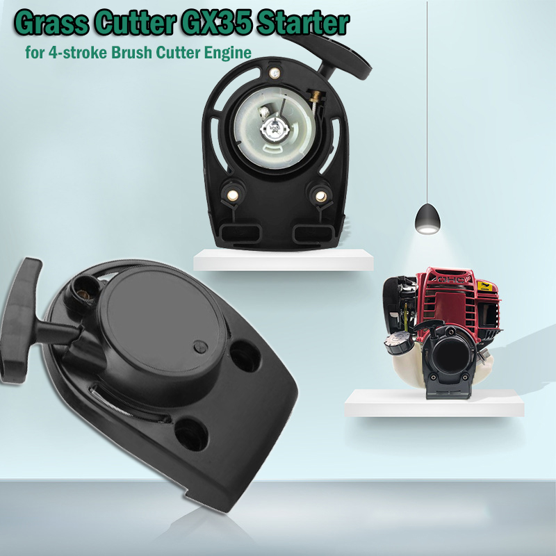 Grass Cutter GX35 Starter , Universal Recoil Pull Starter for 4-stroke ...