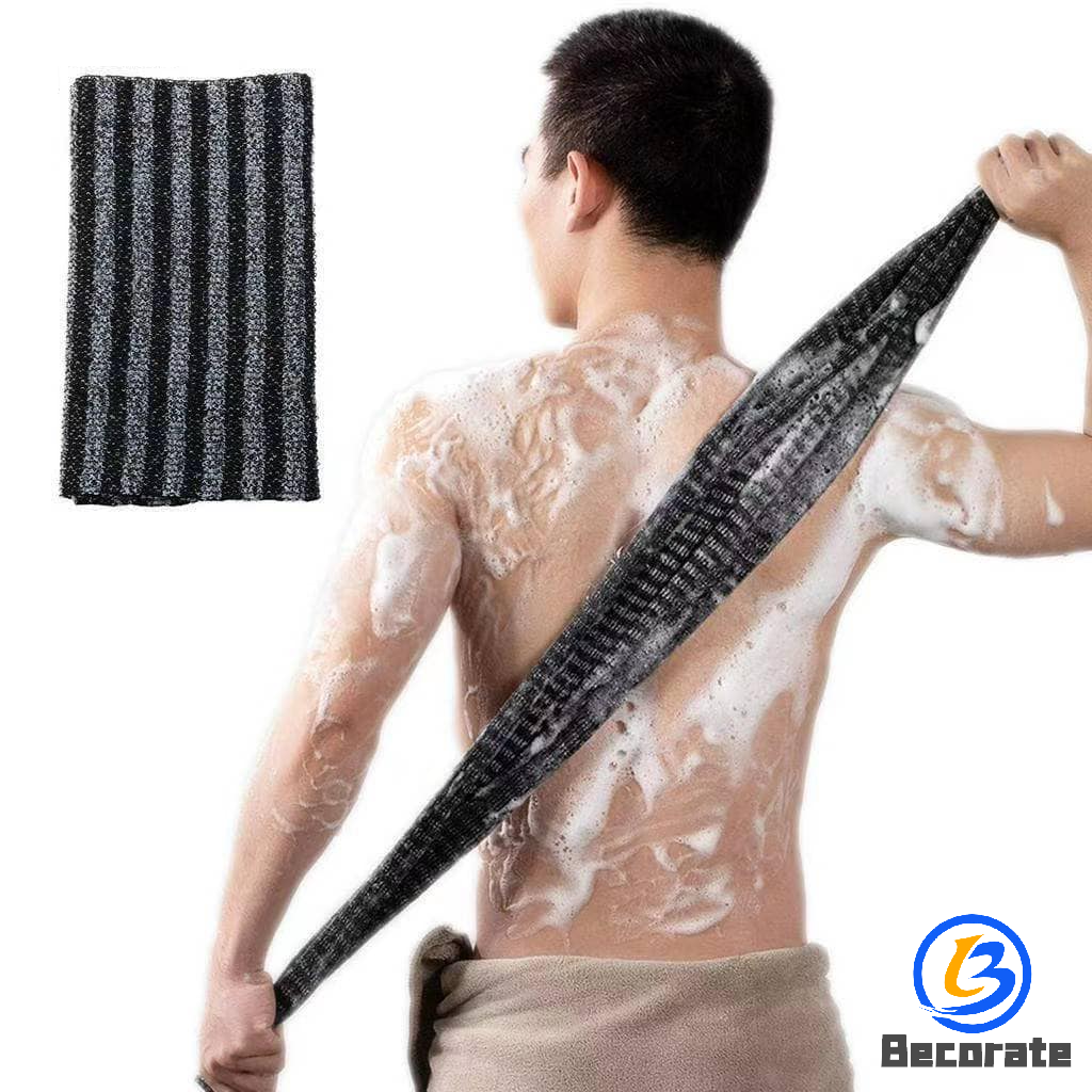 BECORATE Comfort Cleaner Smooth Skin Shower Scrubber Exfoliating Body ...