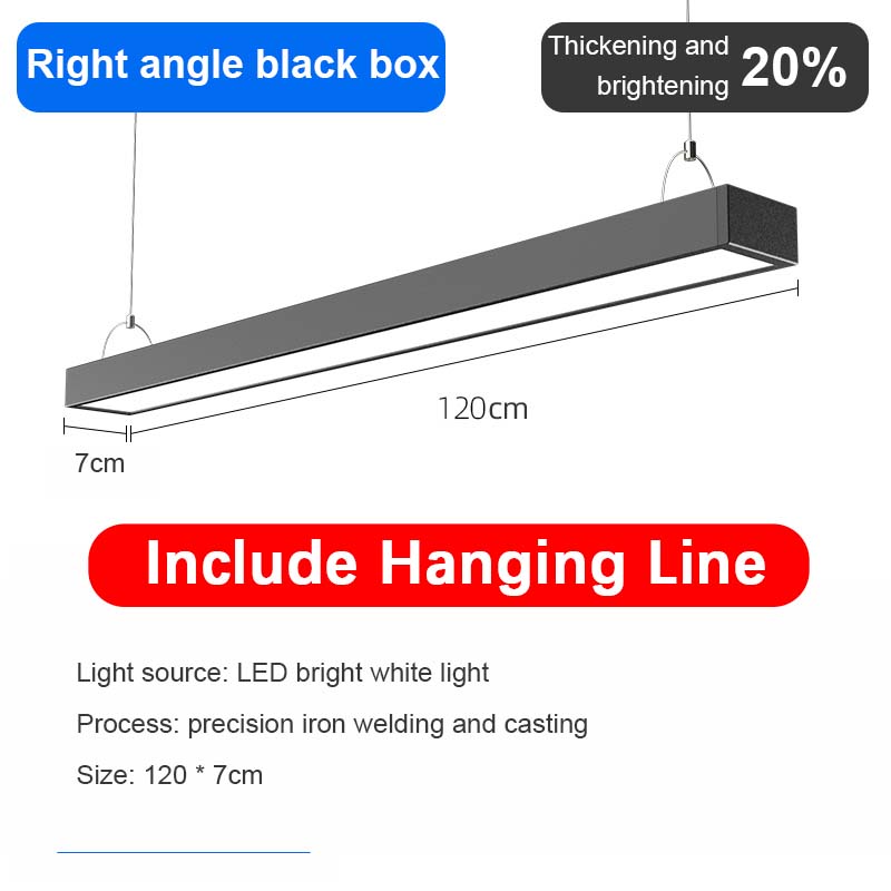FHM LED Linear Light 1.2M LED Office Light Modern Studio Ceiling Lamp ...
