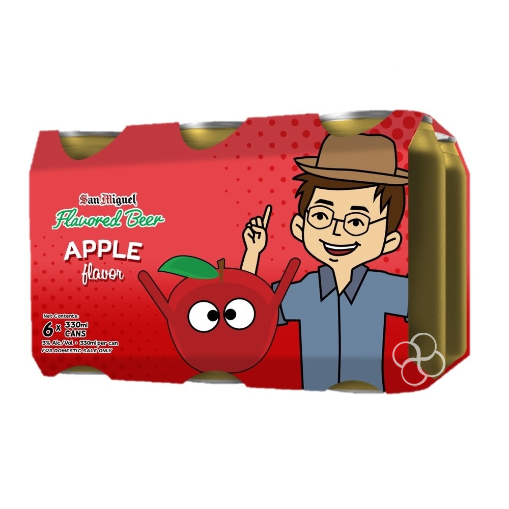 San Miguel Apple Flavor Beer Can 6 x 330mL | Lazada PH