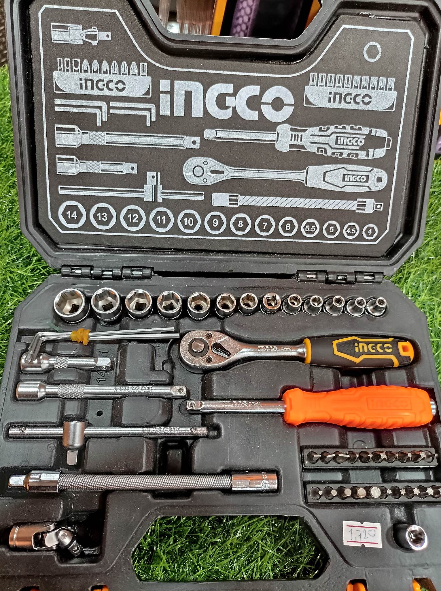 Ingco 45pcs Socket Set 1/4 inch HKTS14451* BL-HT | Lazada PH