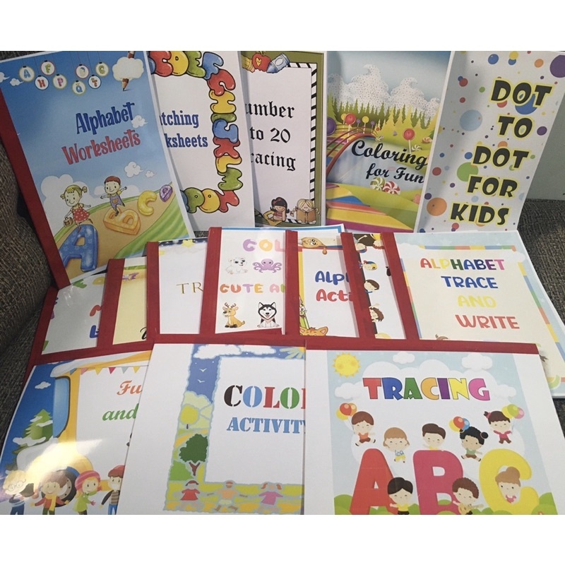 preschool workbook 36 pages nursery starter workbook matching worksheet ...