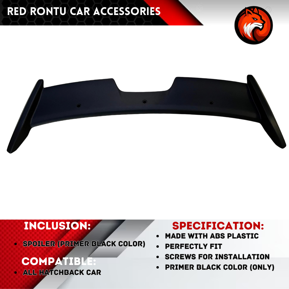 Suzuki Spresso Urbanite Spoiler - Roof Wing body kit Spoiler (Matt ...