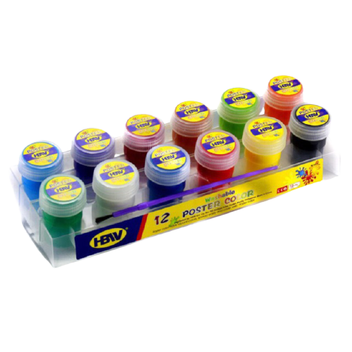 HBW Poster Color Paint 6 s 12 s GEC Stationery Lazada PH