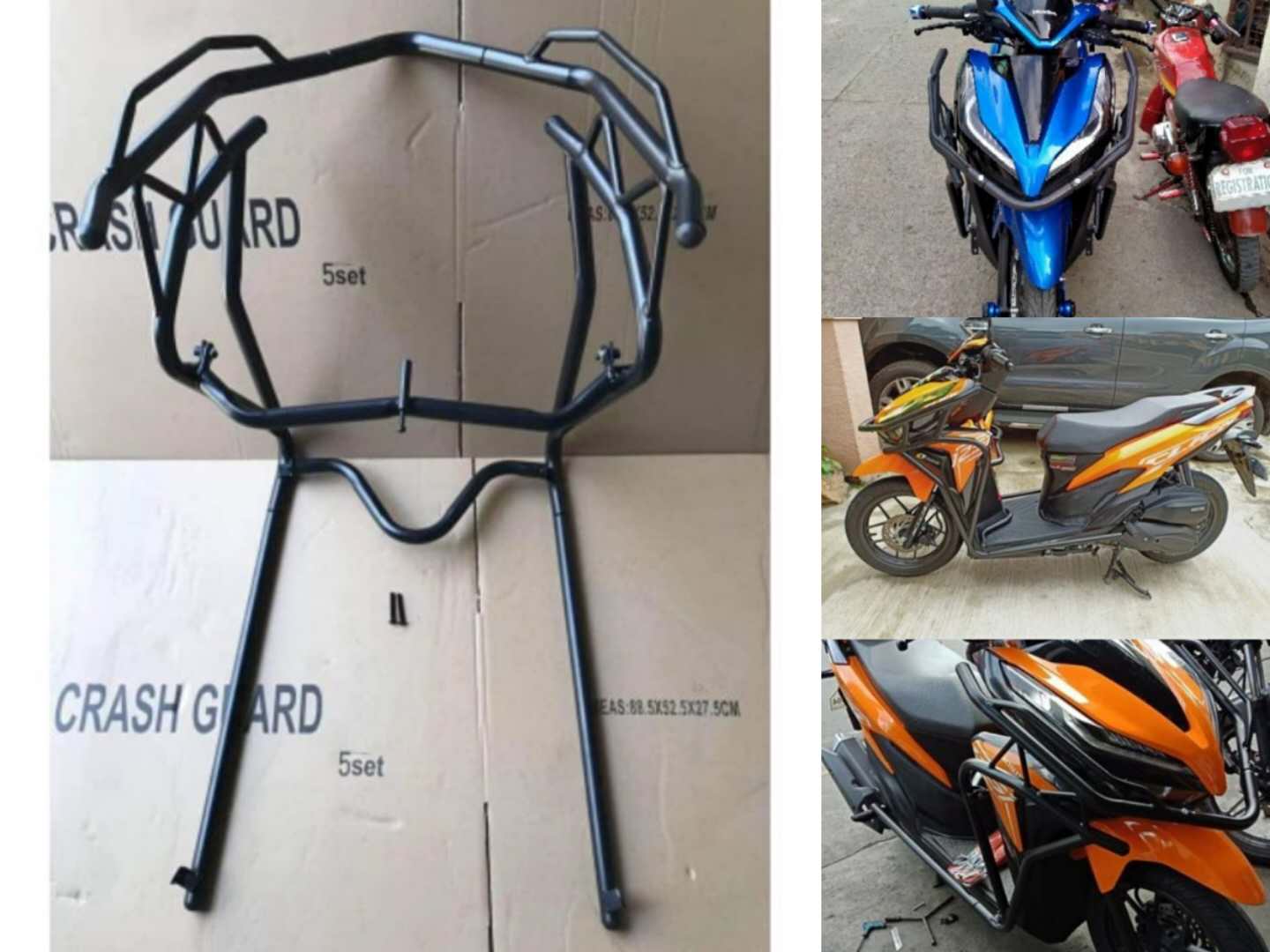 COD HONDA CLICK V2 GAME CHANGER CRASH GUARD | Lazada PH