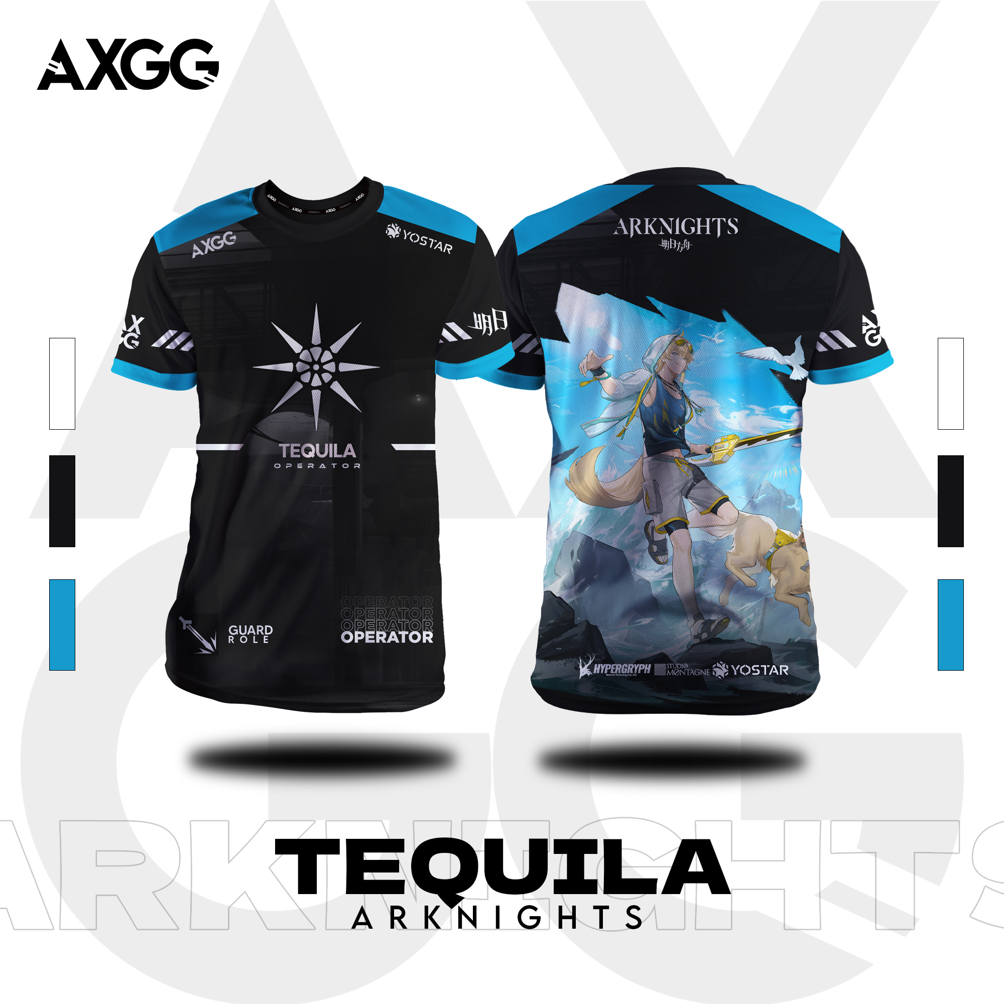 AXGG " Arknights - Guard " Gaming Shirt | Lazada PH