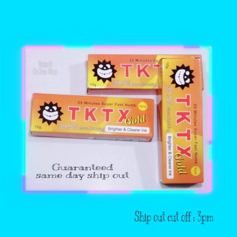 TKTX GOLD NUMBING CREAM ANESTHESIA | Lazada PH
