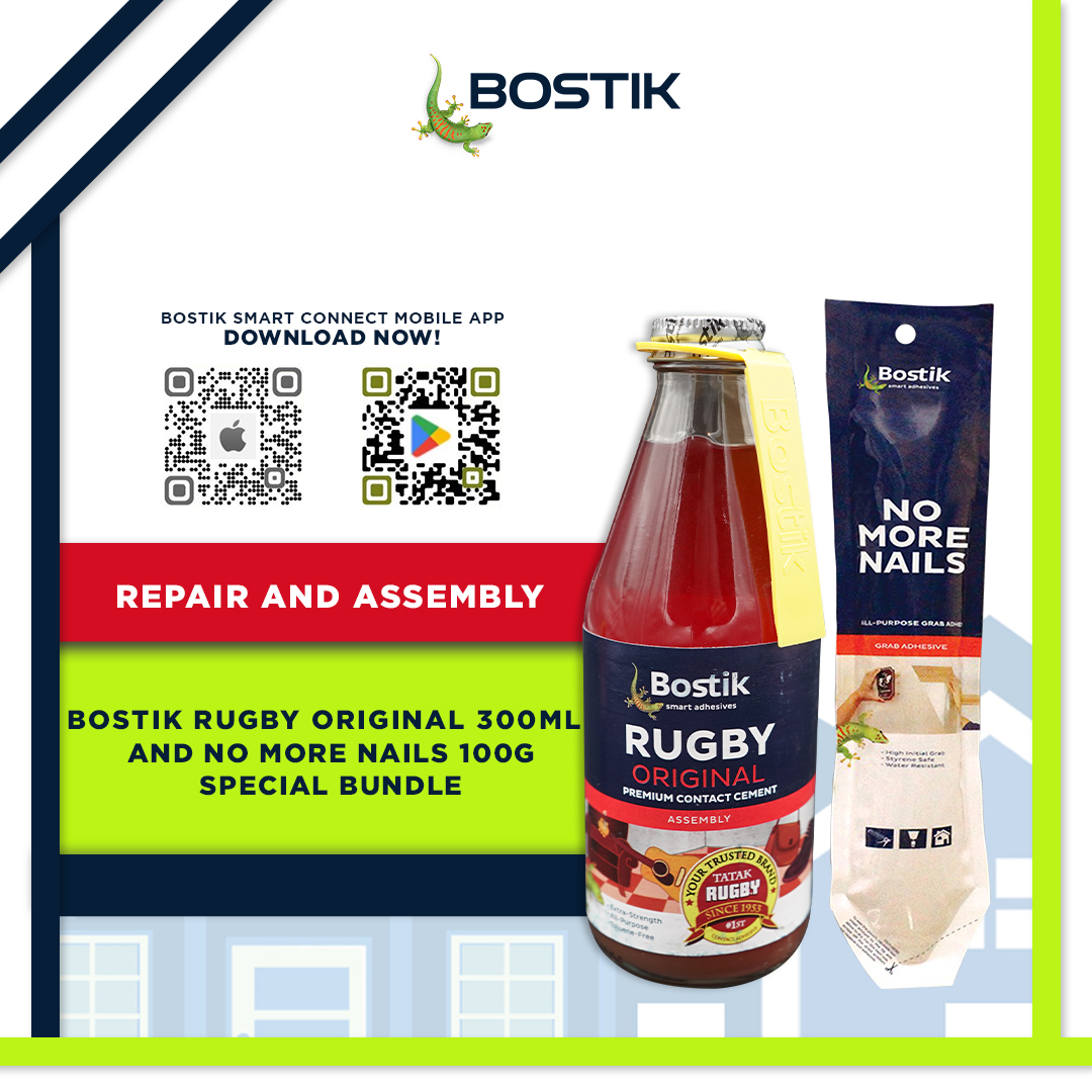 Bostik Rugby Original 300ml and No More Nails 100g Special Bundle ...