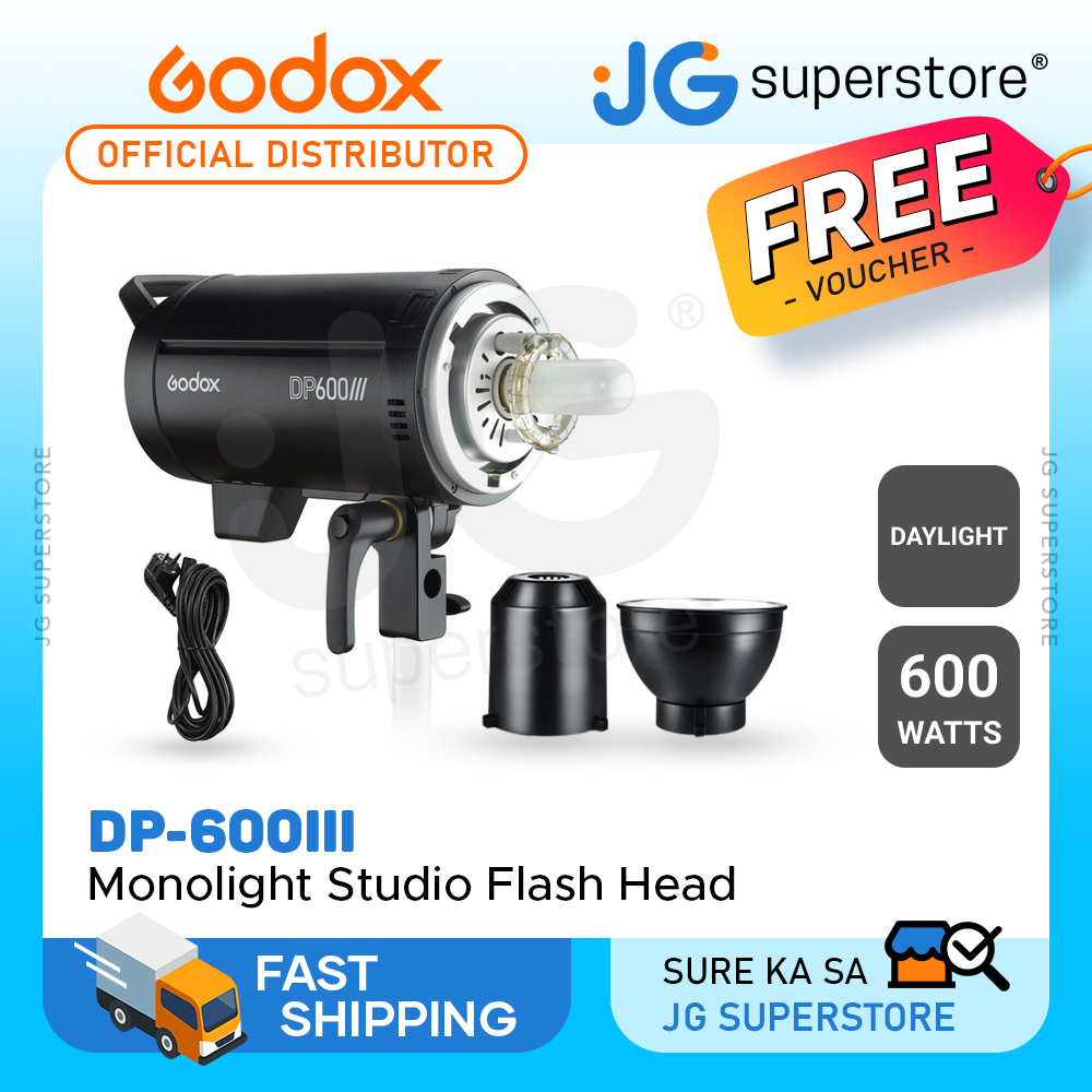 Godox DP600III Professional 600W Strobe Light with 2.4GHz Wireless X ...