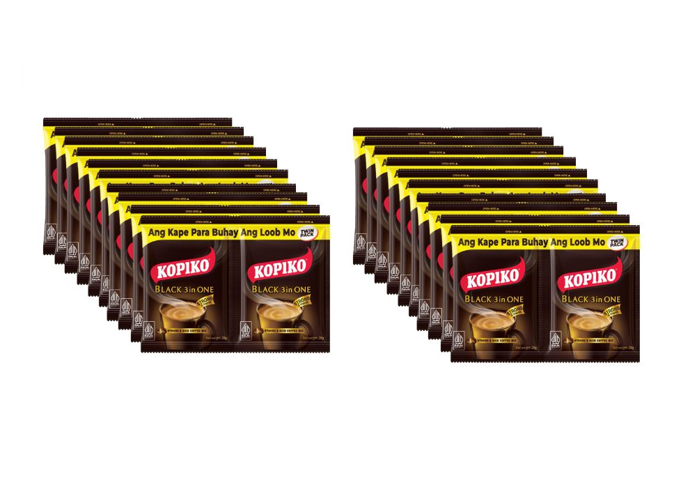 Kopiko 3in1 Coffee - Black Twin Pack 56g x 10 sachets | Lazada PH