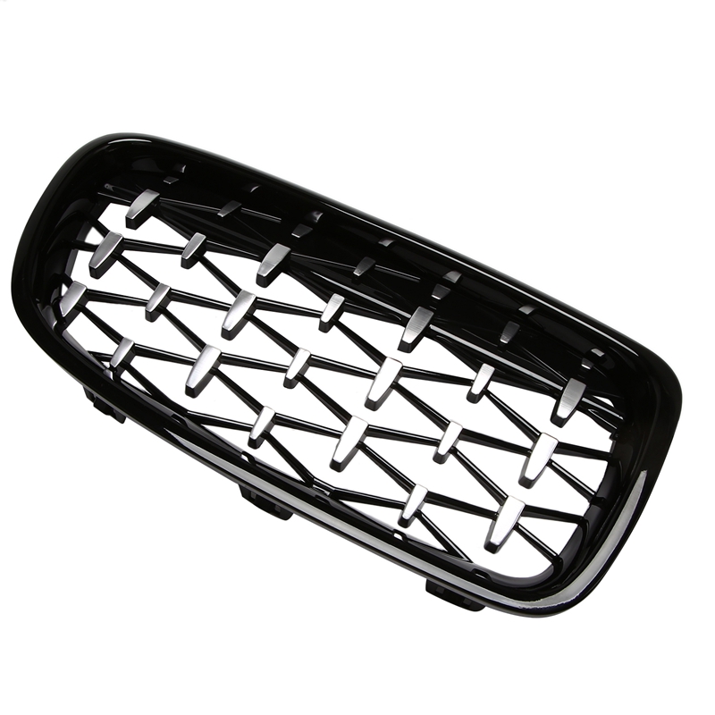Car Front Bumper Grille Diamond Kidney Racing Grille Air Intake Grille ...