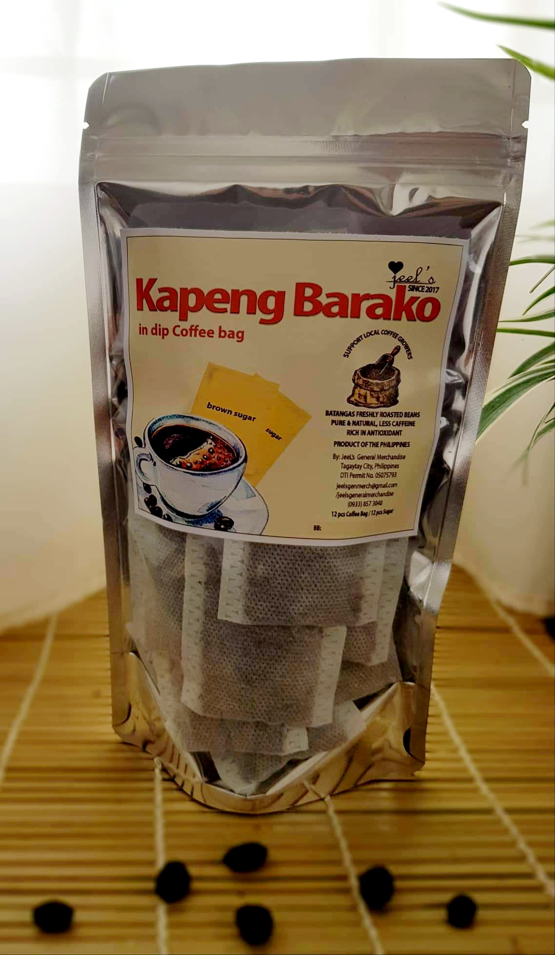 Premium Kapeng barako in a Tea Bag by Jeel's | Lazada PH