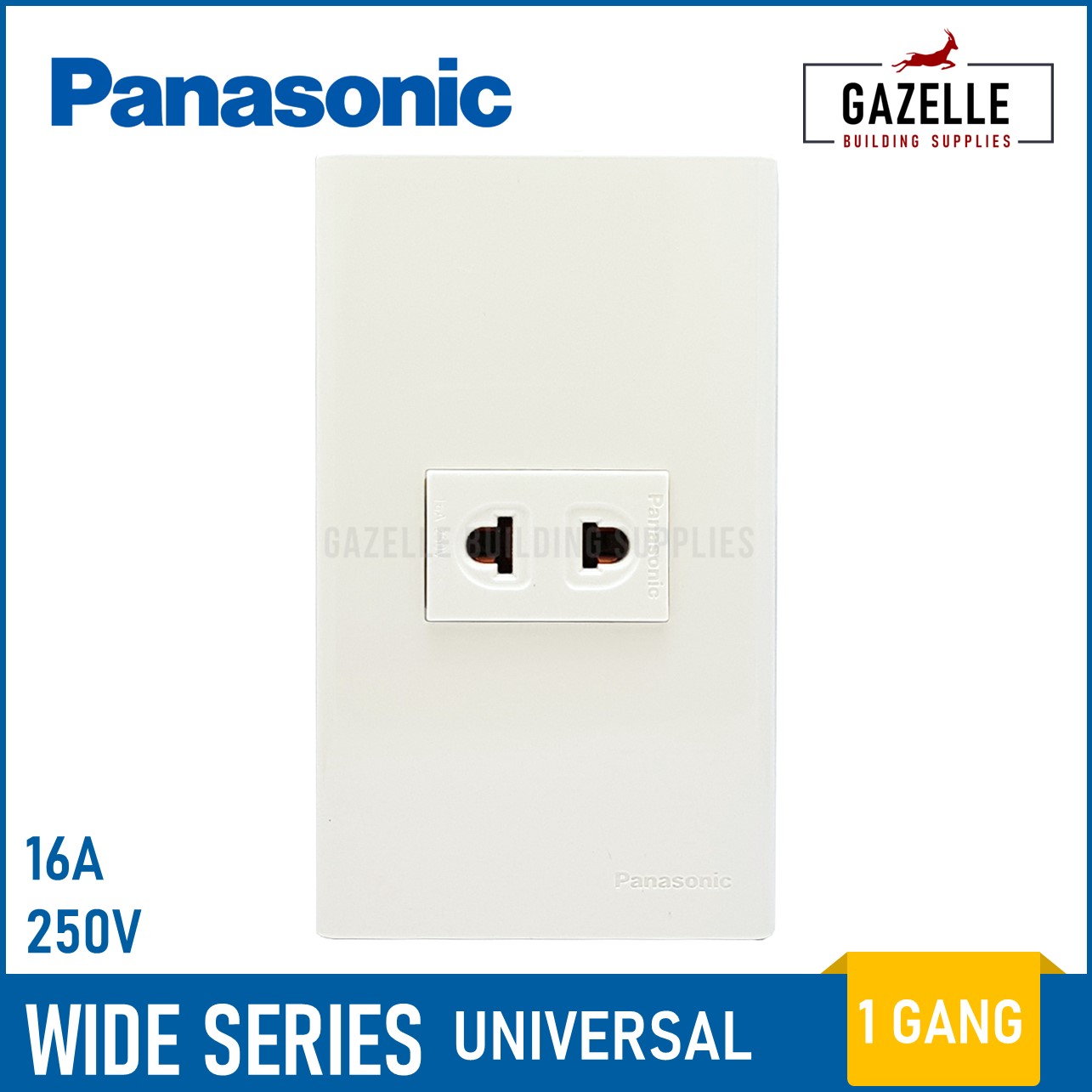 Panasonic Wide Series Universal Outlet - 1 Gang | Lazada PH