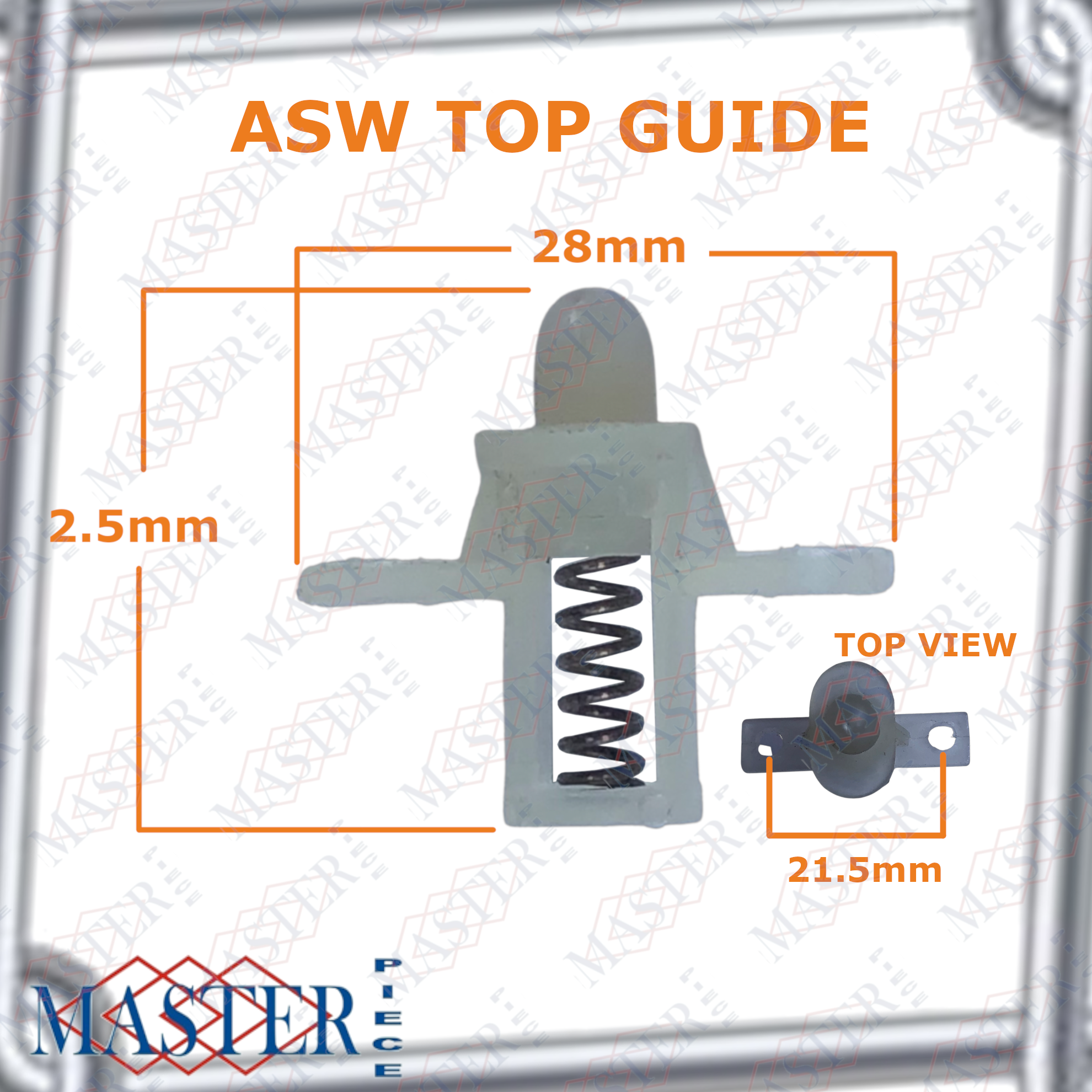 (10 PIECES) ASW Top Guide (for Sliding Screen Door and Window) | Lazada PH