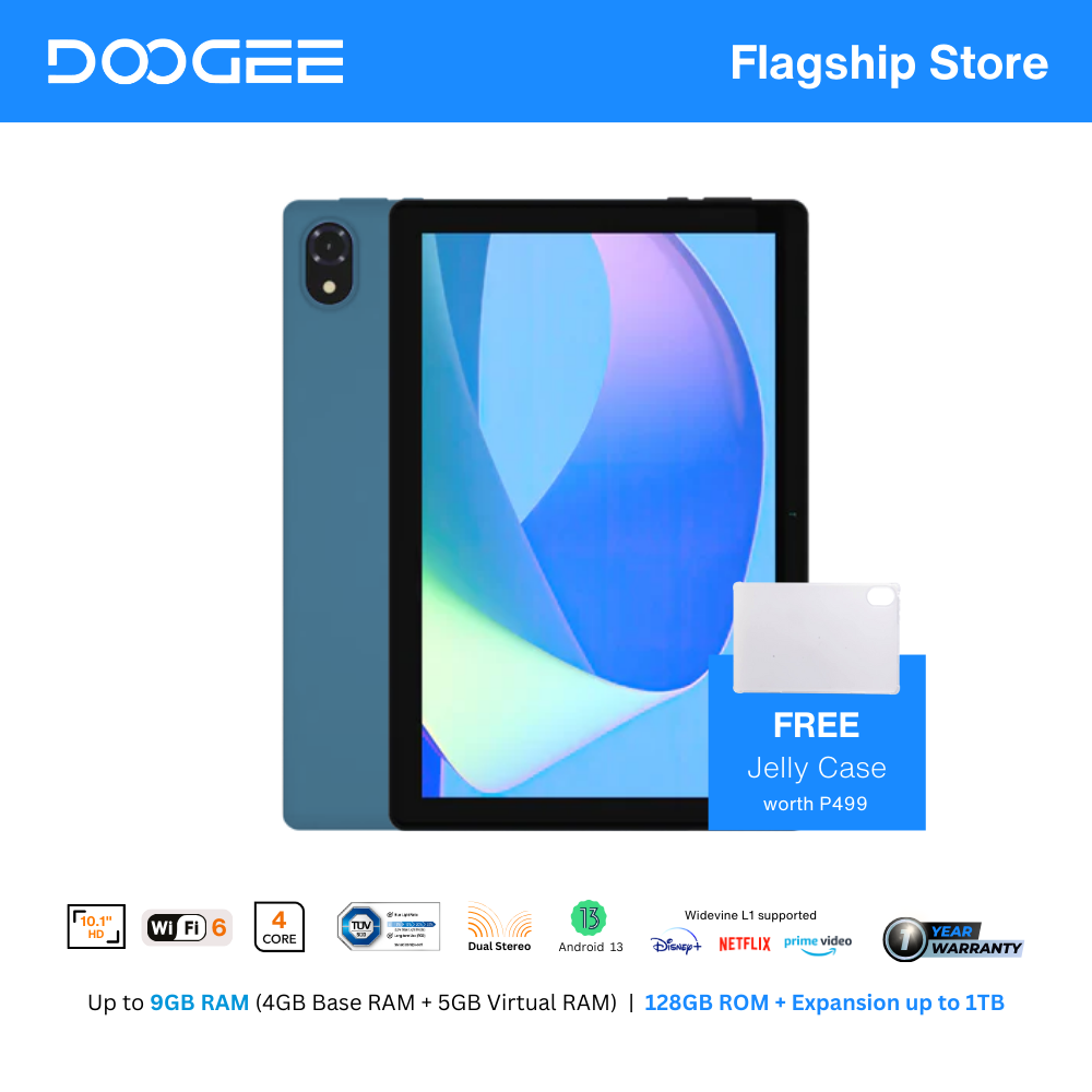 DOOGEE U10 Tablet | WIFI | 10.1" IPS HD Display | Quad Core RK3562 ...
