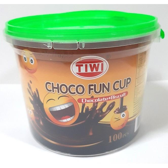 LIVING LIFES Tiwi Choco Fun Cup Chocolate Biscuit Jar | Lazada PH