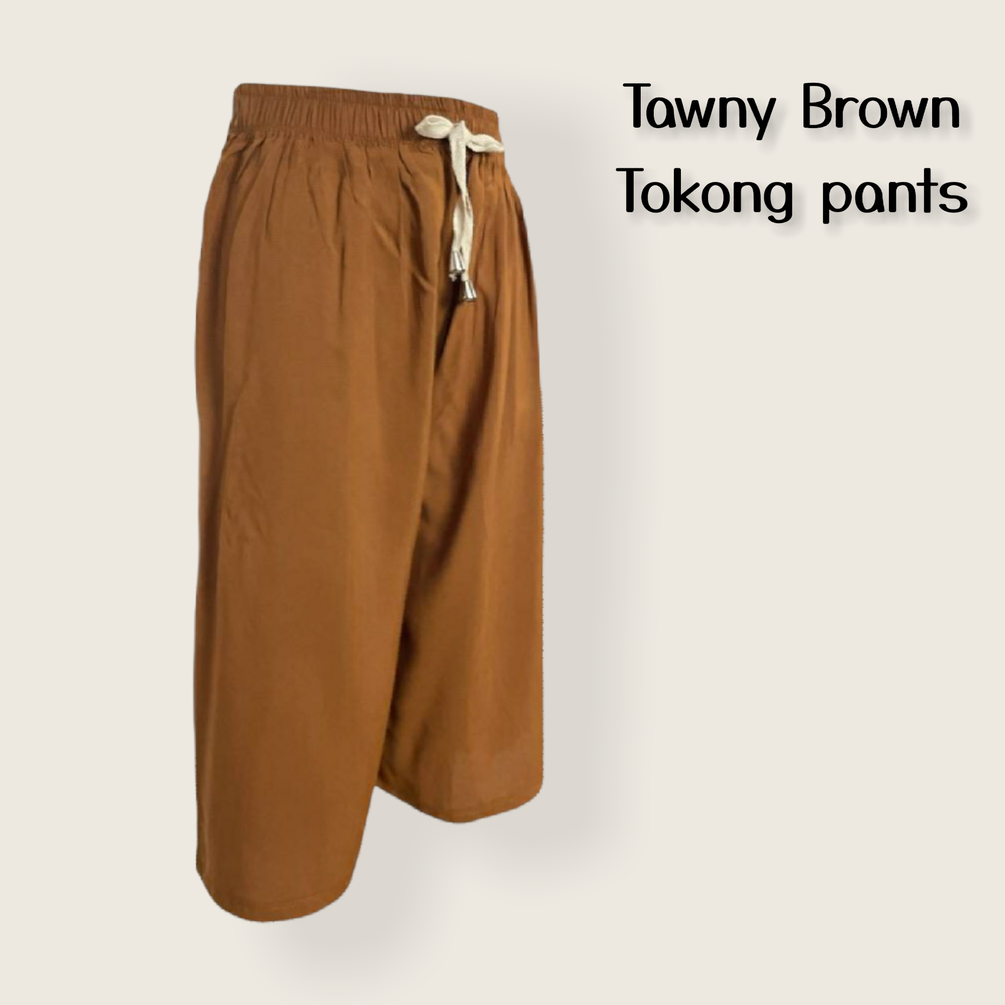 Plain Tokong Pants Challis Fabric| Length 25"| Garterized Waist 26 to ...