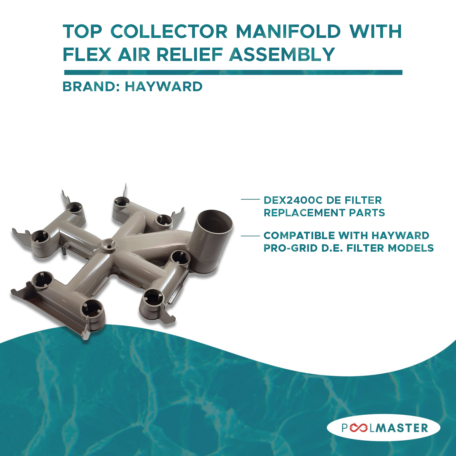 Hayward DEX2400C DE Filter Top Collector Manifold | Lazada PH