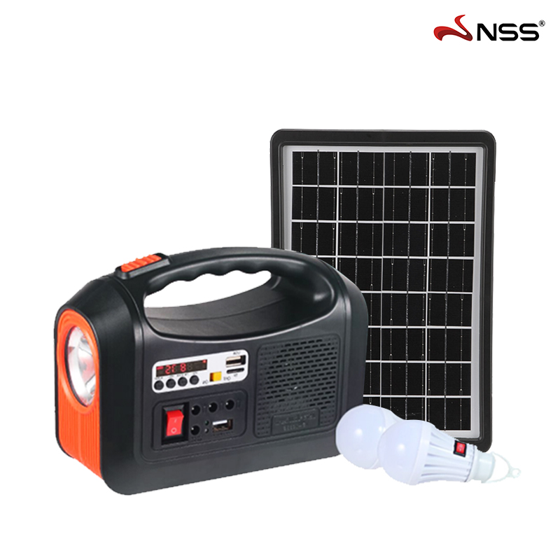 Nss Solar panel Led Lighting systtm outdoor flashlight rechargeable ...