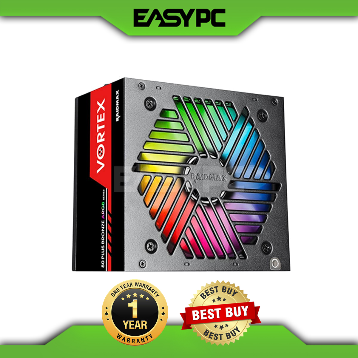 EasyPC | Raidmax Vortex 700 watts RX-700AC-VR/80+ Bronze/Single Rail ...