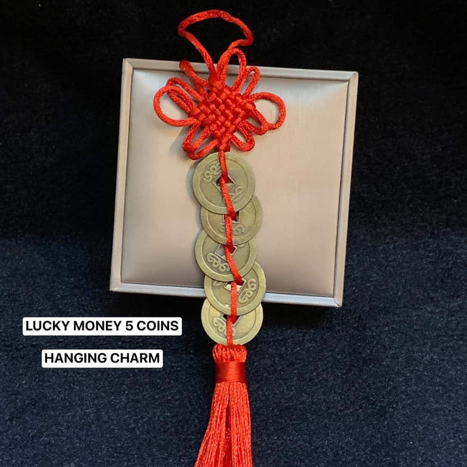 LUCKY CHARM 999 LUCKY MONEY 5 COINS HANGING CHARMS | Lazada PH