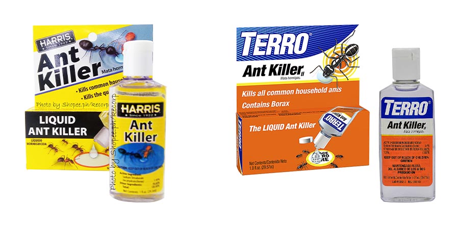 Terro Liquid Ant 1oz or Harris Borax Liquid Ant Killer 1oz - Includes 9 ...