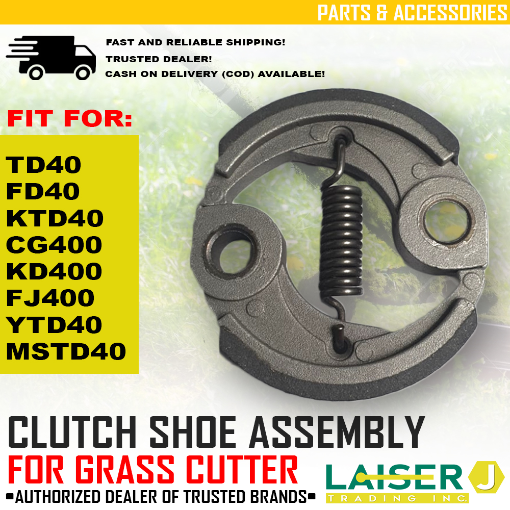 Clutch Shoe Assembly for TD40, FD40, GX35 Grass Cutter / Brush Cutter ...
