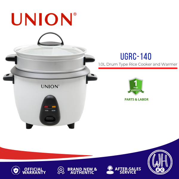 Union 1.0L Drum Type Rice Cooker and Warmer UGRC-140 | Lazada PH