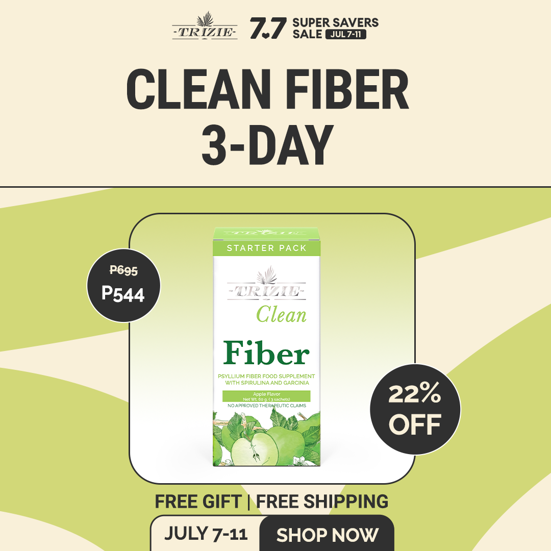 TRIZIE Clean Fiber 3 Day [Detox Fiber Drink for Weight Loss with ...