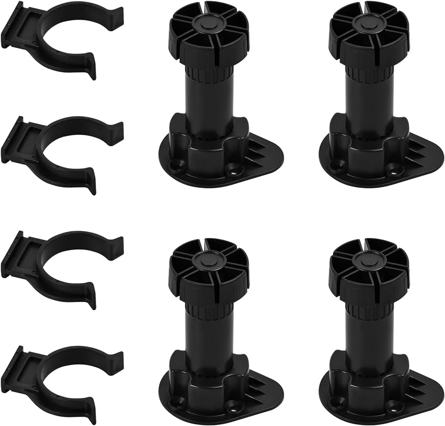 Plinth foot for cabinet Complete with clip heavy duty adjustable height ...