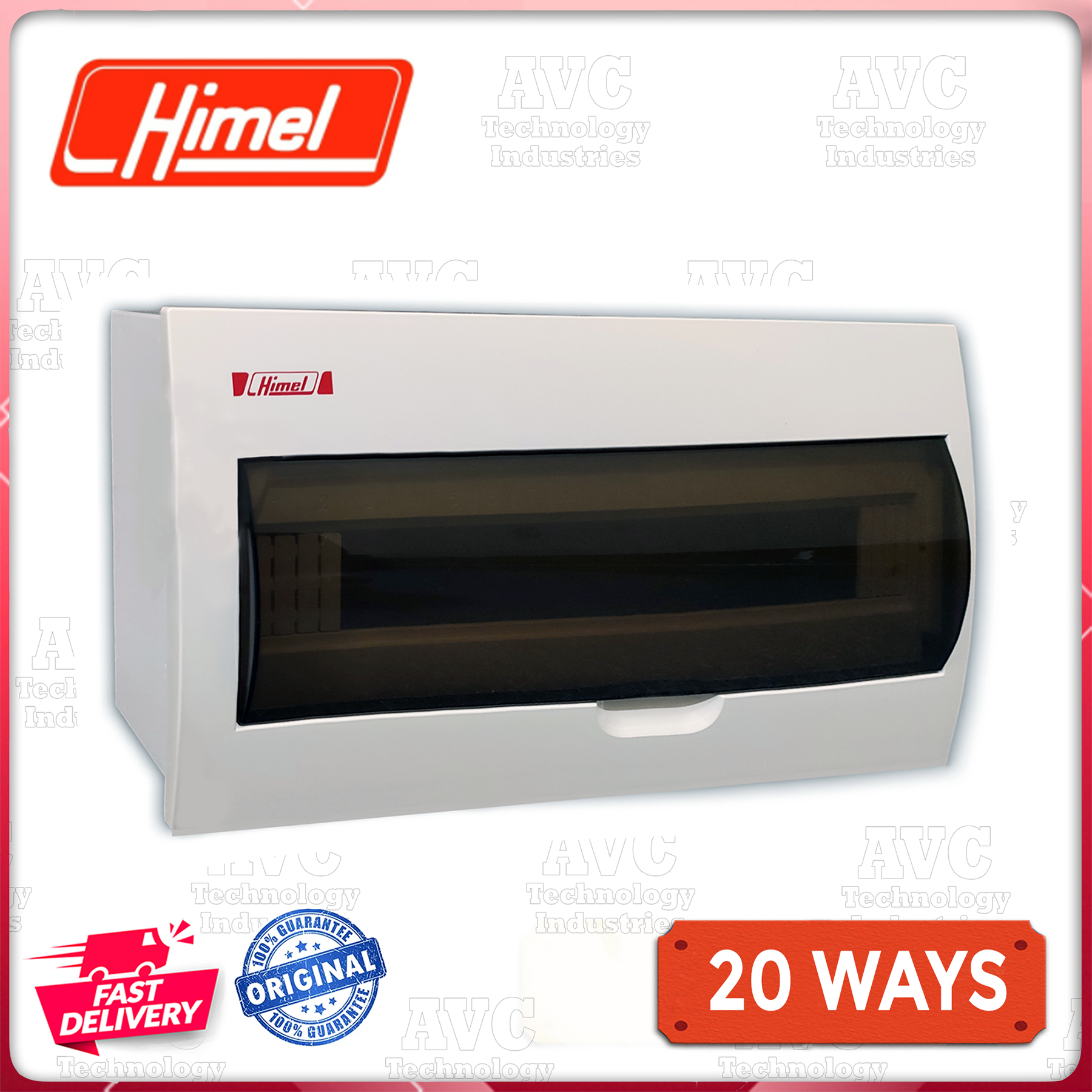 HIMEL Distribution Box 20 WAYS HDPZ50R20 | Lazada PH