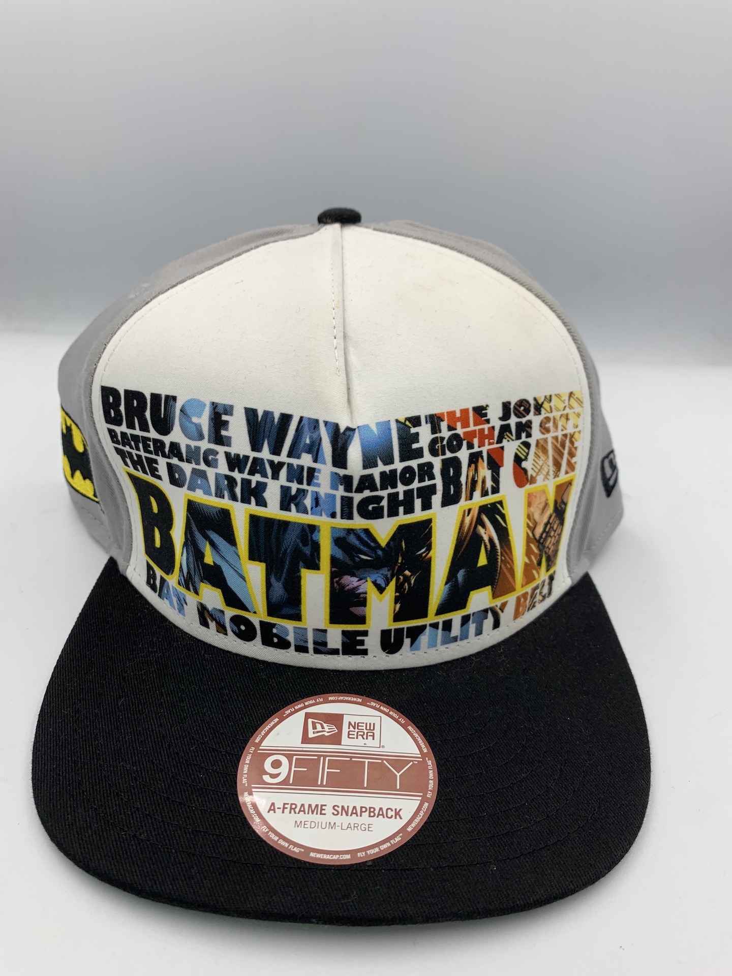 NEW ERA 9FIFTY A-FRAME SNAPBACK BATMAN BASEBALL CAP NEW & AUTHENTIC ...