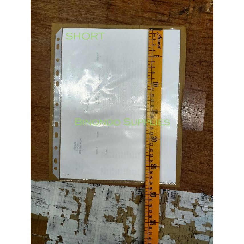 3 Ring Binder Plastic Refill Clearsheet Sheet Protector Clearsheet ...