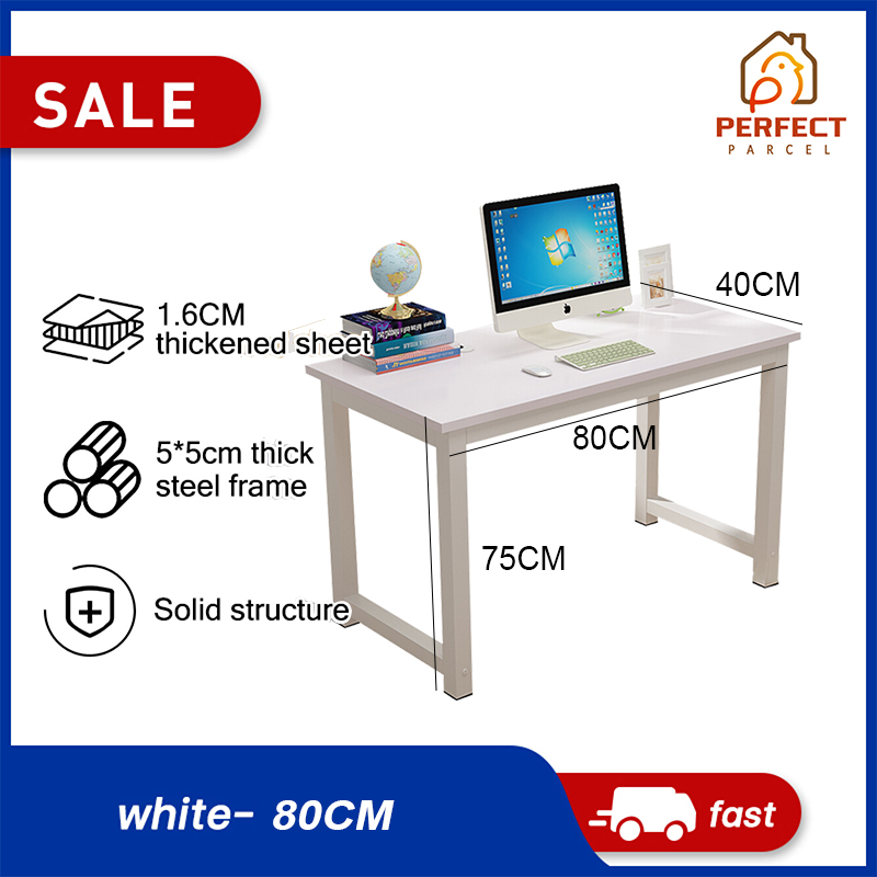 OR&COD Computer table thick table durable desktop thickened steel frame ...