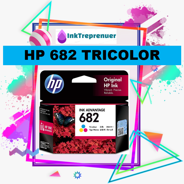 HP 682 Tricolor Original Ink Advantage Cartridge | Lazada PH