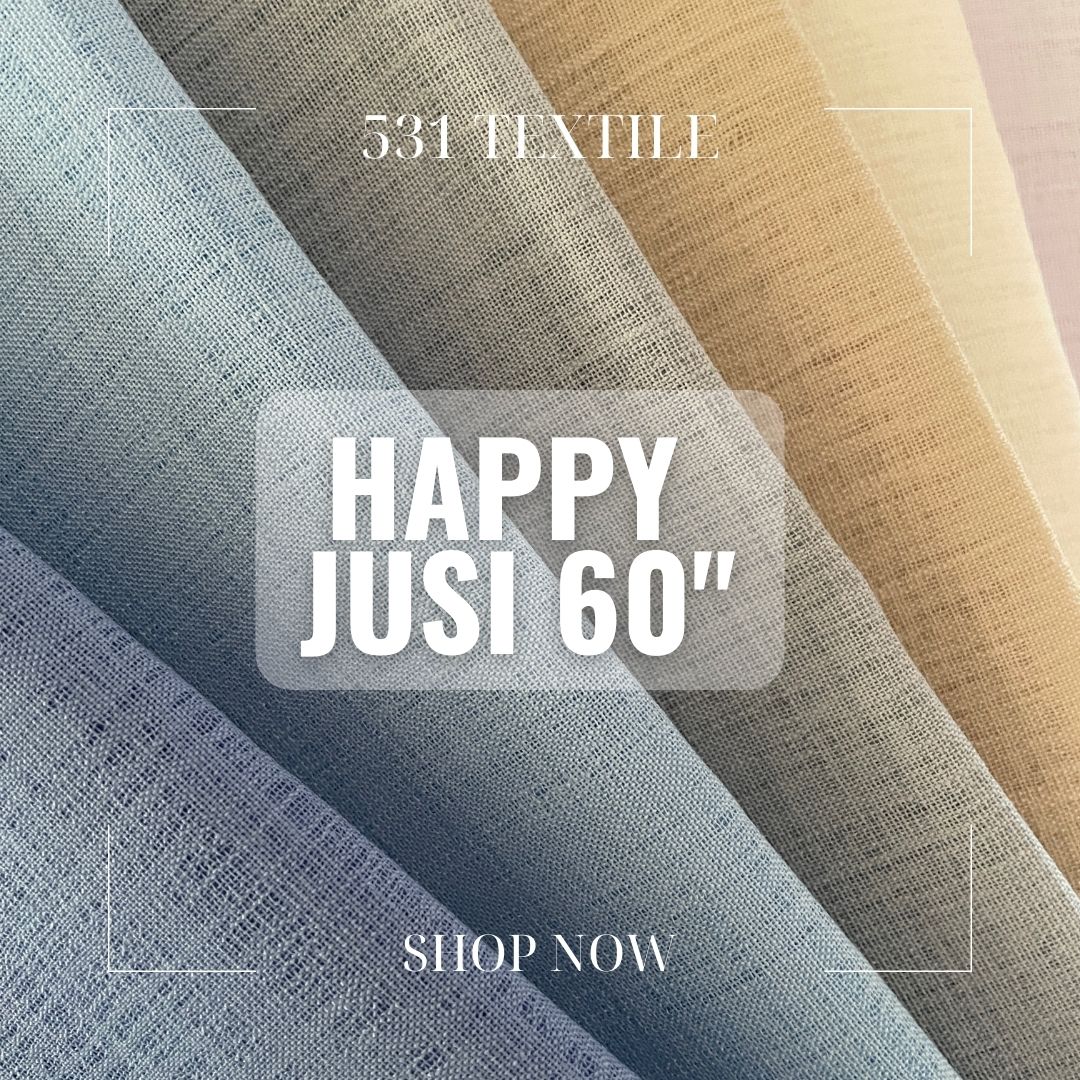 HAPPY JUSI POLO BARONG FABRIC/TELA 60" FOR TOPS UNIFORM | Lazada PH