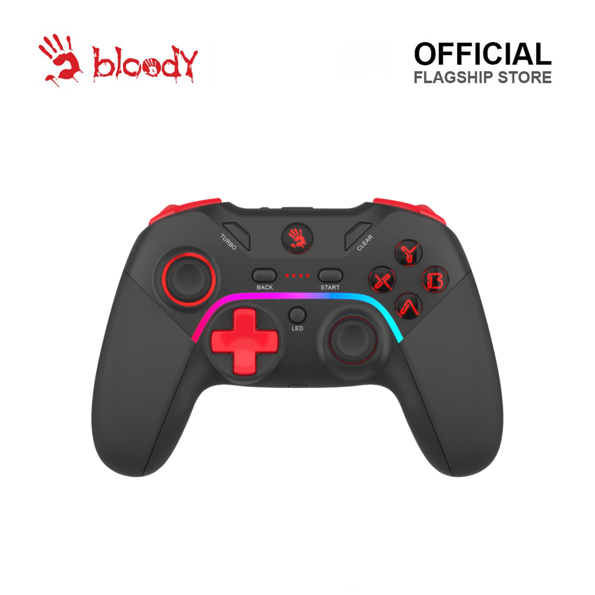 Bloody GPW70 Sports Black/White Multi-Platform Rechargeable Wireless ...