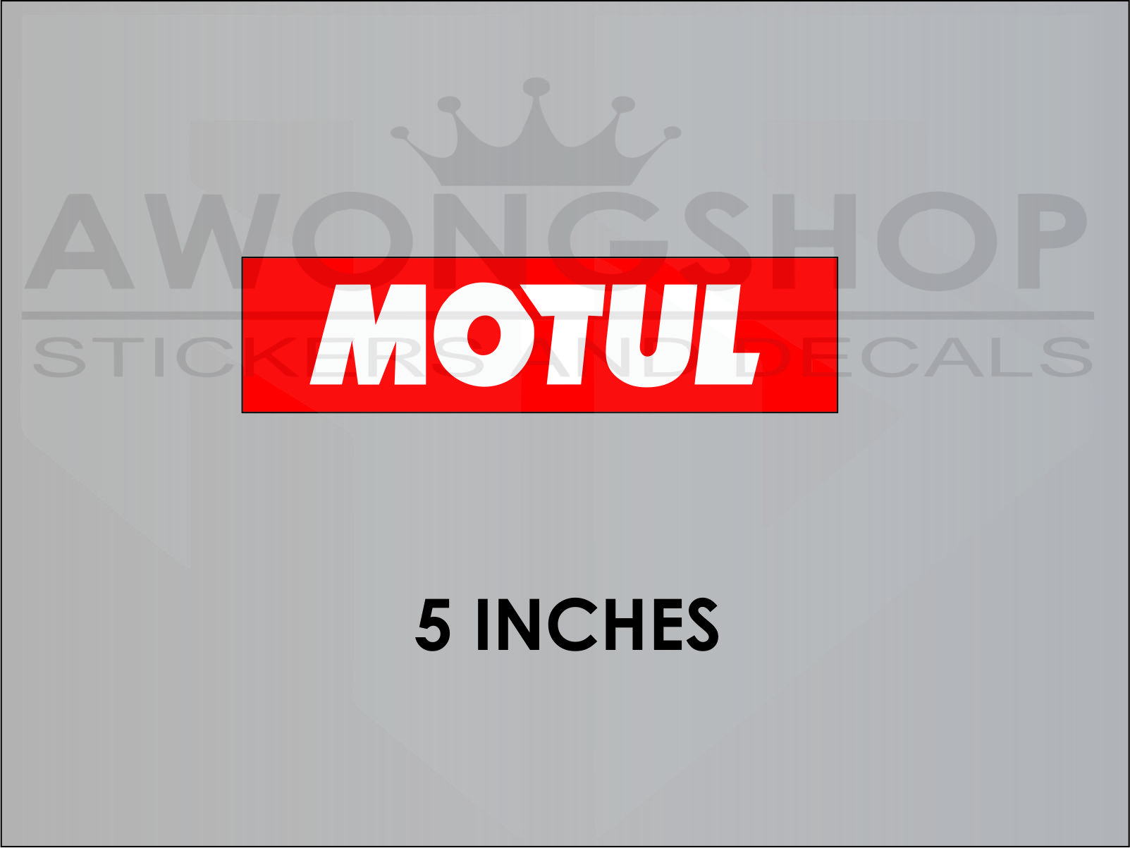 MOTUL JDM WARNING STICKER HIGH QUALITY VINYL CUTOUT AND PRINTED ...