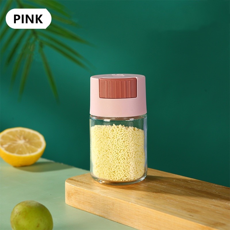 Press Type Seasoning Bottle Quantitative Control Seasoning Bottle Salt ...