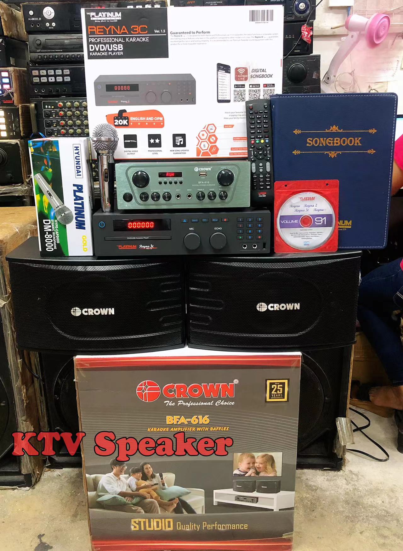 [Videoke Set] Platinum Reyna 3c karaoke player 20k+++ songs latest ...