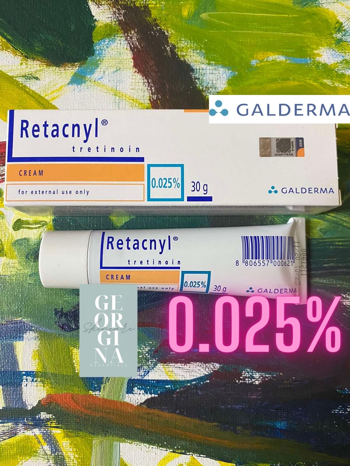 Galderma Retacnyl Tretinoin Cream 0.05% (Exp 01/2025) and 0.025% (Exp ...