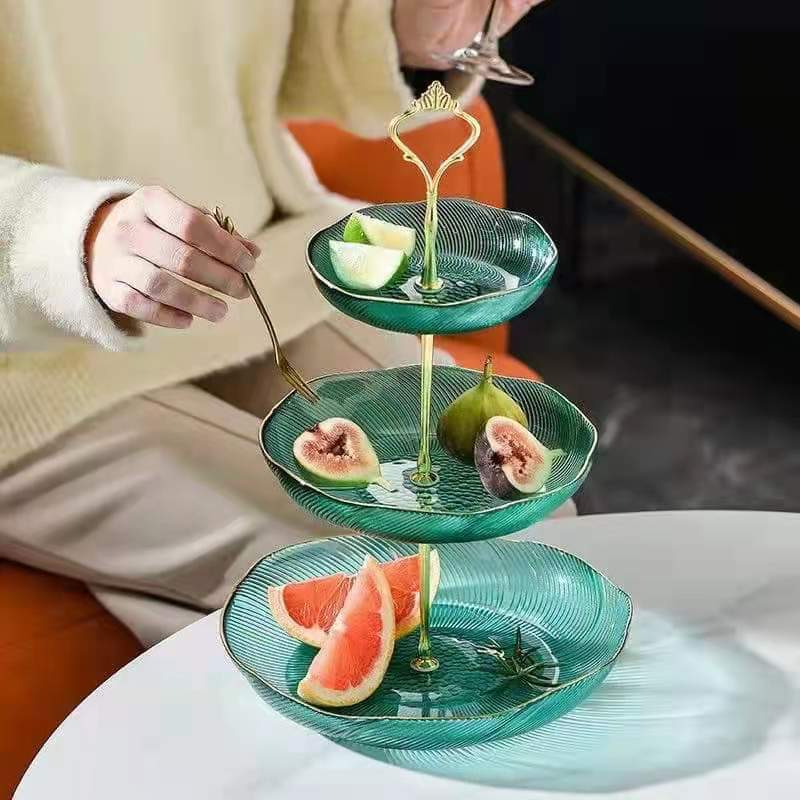 Dessert Shelf Three-tier Fruit Tray Snacks Candy Tray | Lazada PH