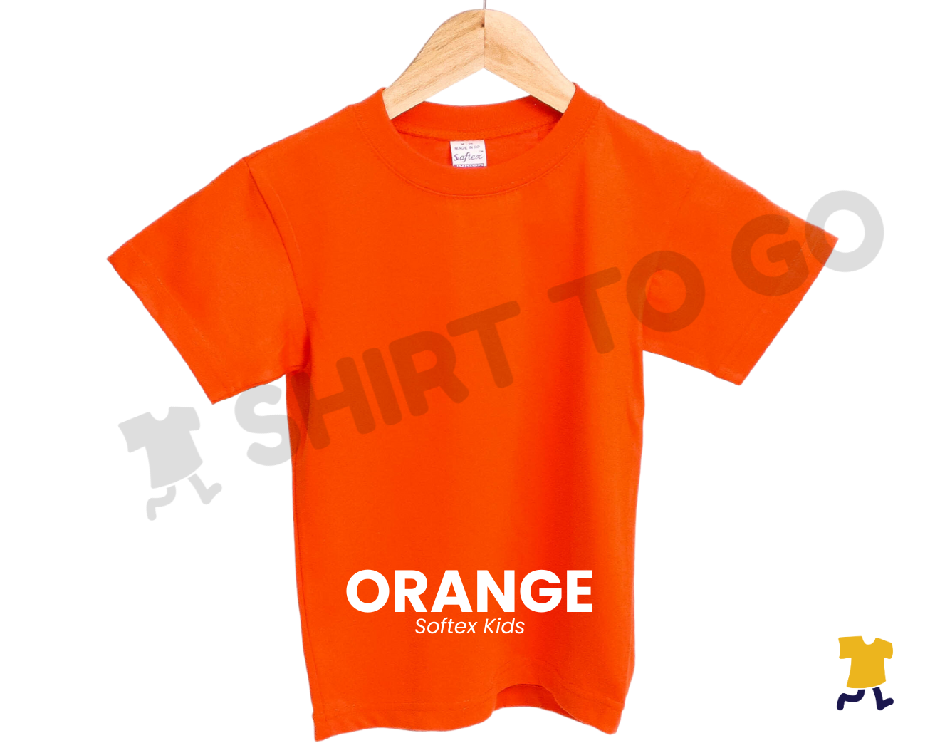 KIDS SIZE Plain TSHIRT Softex VIOLET and ORANGE | Lazada PH