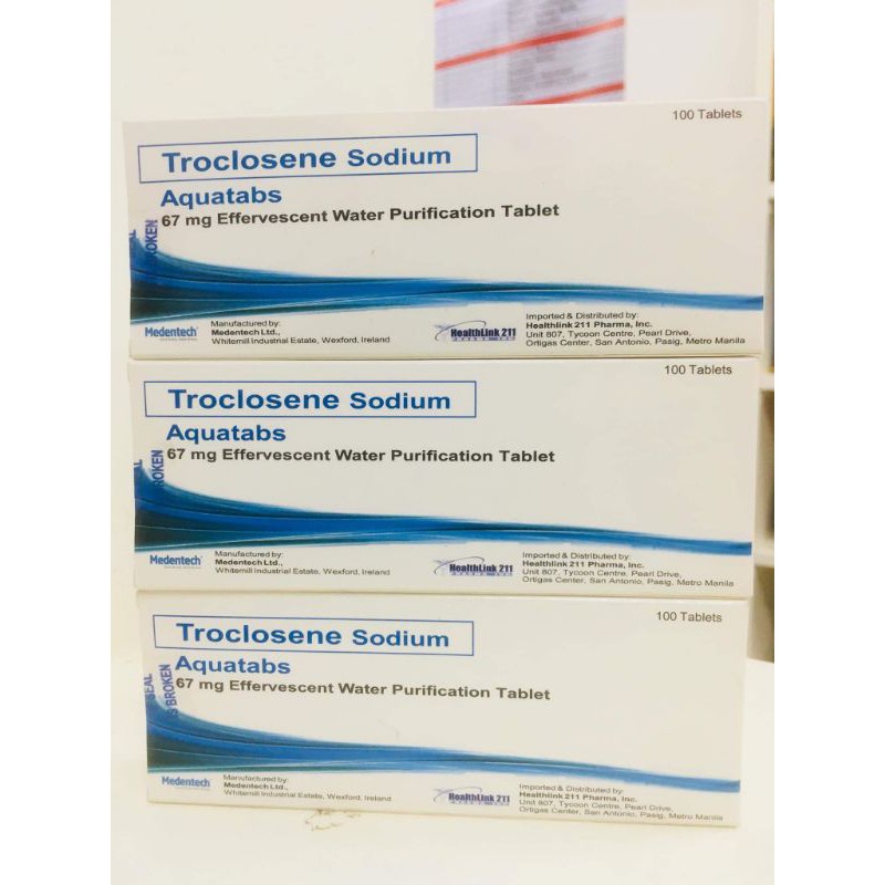 Aquatabs Water Purification Tablet 20L | Lazada PH